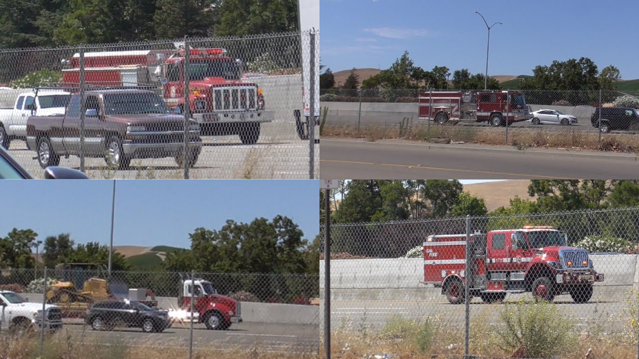 *MASSIVE RESPONSE* CalFire, Alameda Co. Fire, Livermore Pleasanton FD ...