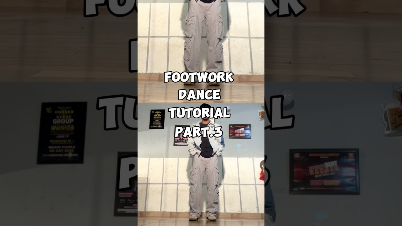 Part.3 Footwork Dance Tutorial #youtubeshorts #dance #tutorial # ...