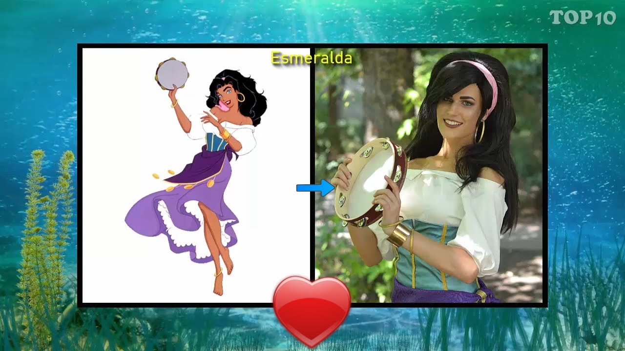 Disney Characters in Real Life (Part 1) | TOP 10 - YouTube