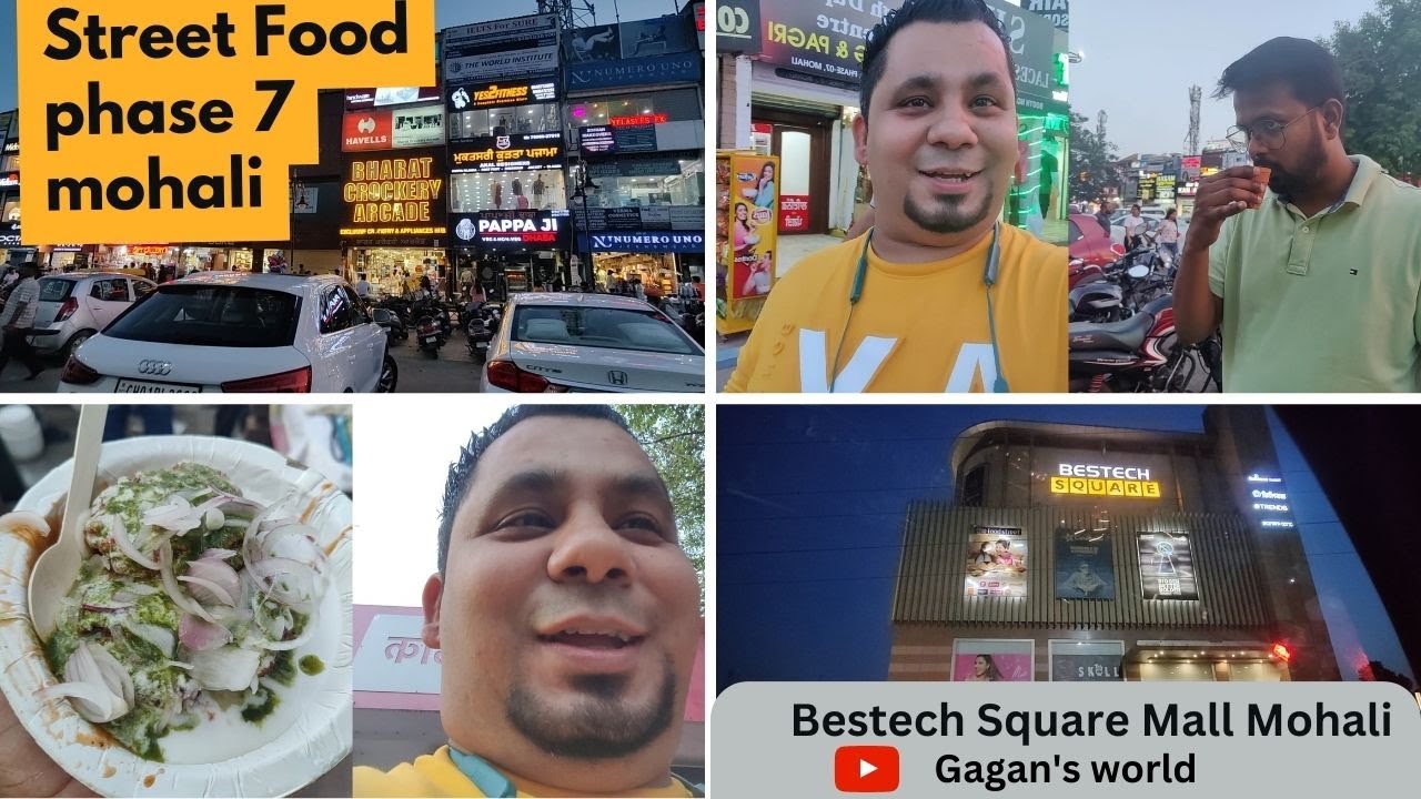 Phase 7 Mohali Market Street Food II Bestech Square Mall Mohali Full ...