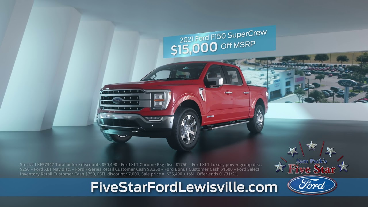 Five Star Ford Lewisville, TX F-150 $15,000 Off MSRP - YouTube