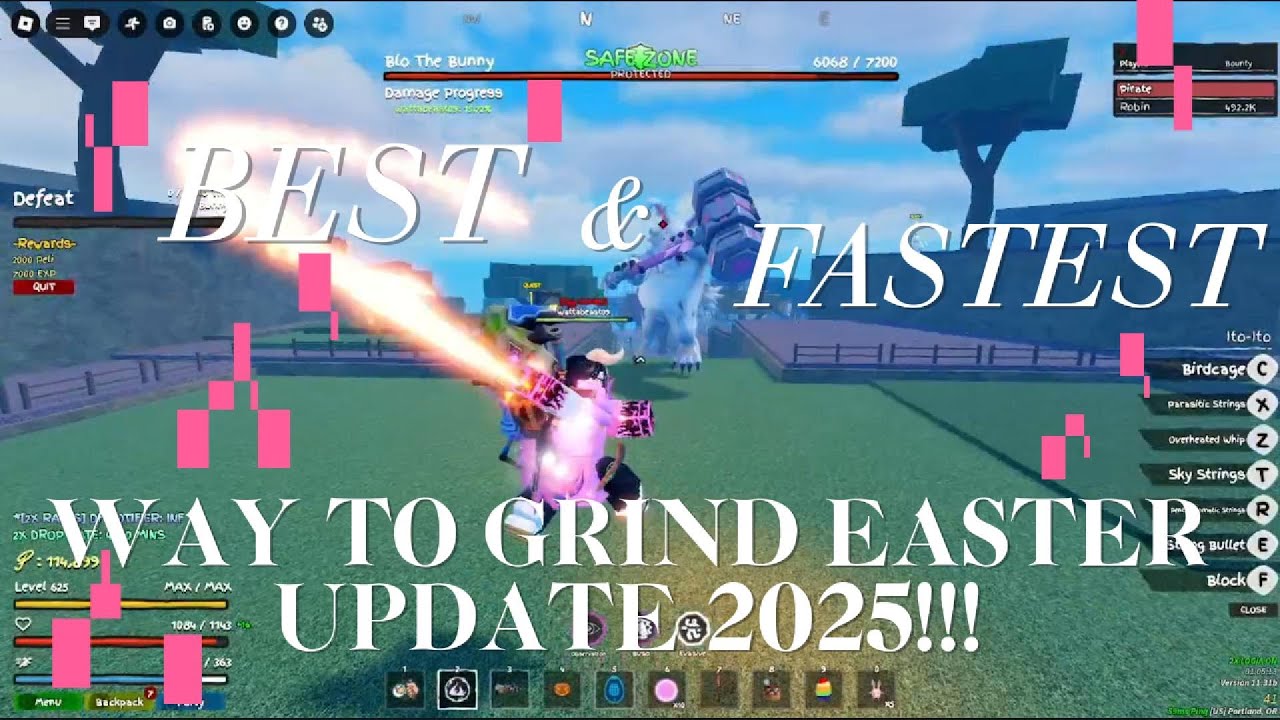 FASTEST Way to GRIND the EASTER UPDATE 2025 in GPO! (Best Method for ...