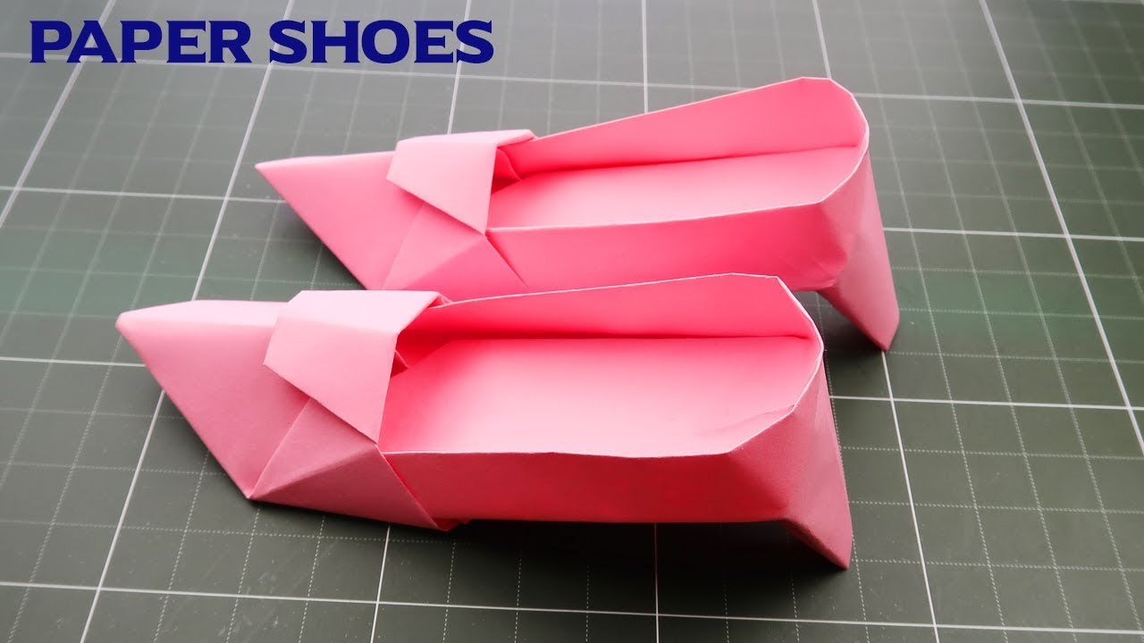 How to make an origami shoes ? origami shoes | paper shoes | paper toys ...