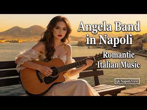 Angela Band in Napoli | Romantic Italian Music | 4K Napoli Scenery