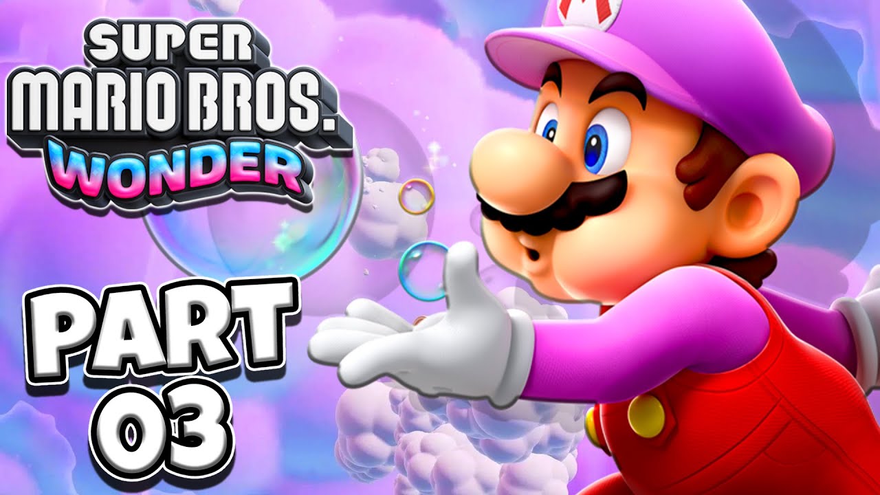 Bubble Flower and Fluff Puff Peaks! - Super Mario Bros. Wonder - 100% ...