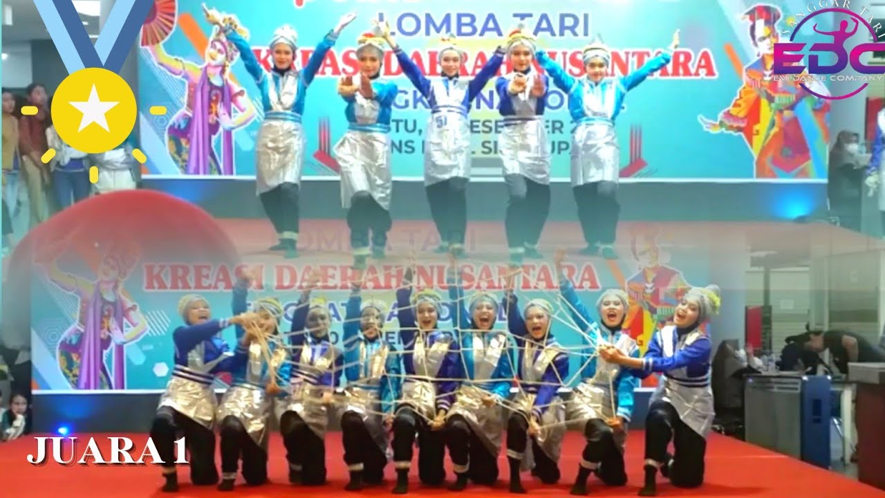 TARI RAMPAK TALO by Sanggar Tari EDC | JUARA 1 Lomba Tari Kreasi Daerah ...