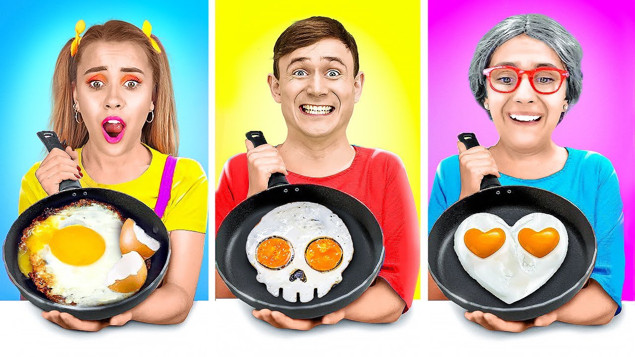 OMA VS ICH KOCH-CHALLENGE || Lustige Oma-Streiche und coole Eltern-Hacks auf 123 GO! GOLD - YouTube