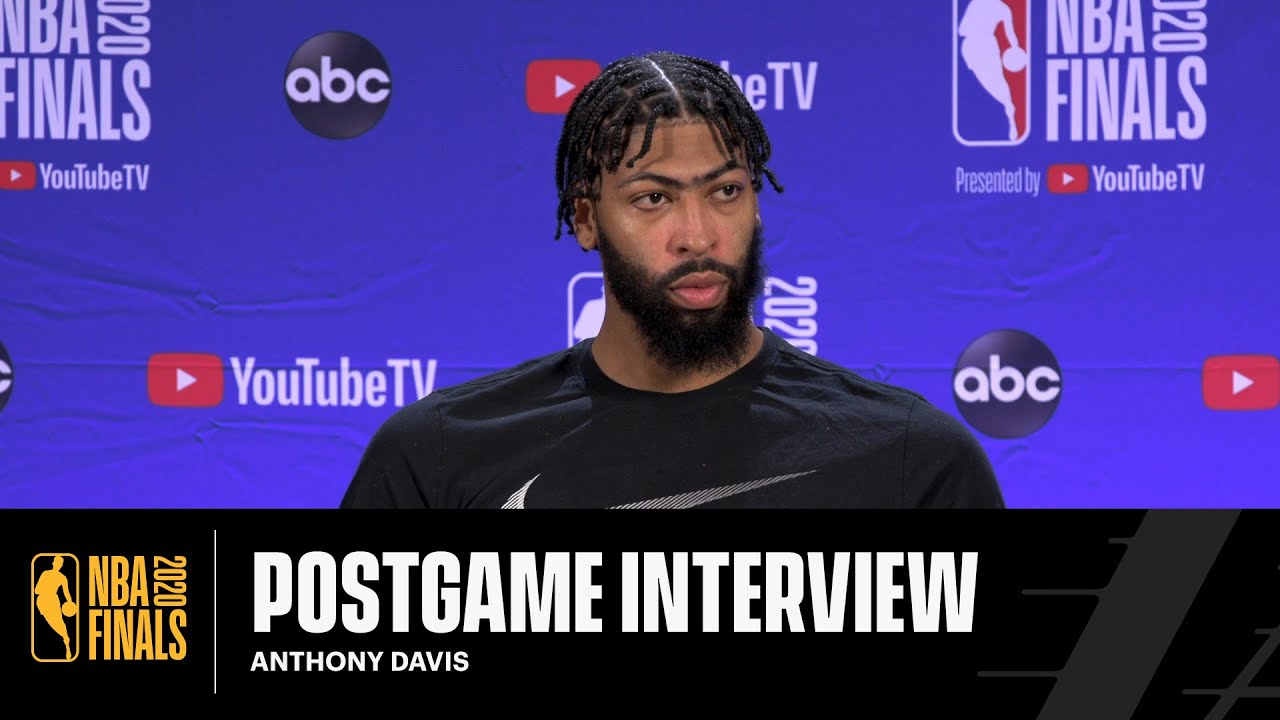 Lakers Postgame: Anthony Davis (10/04/20) - YouTube