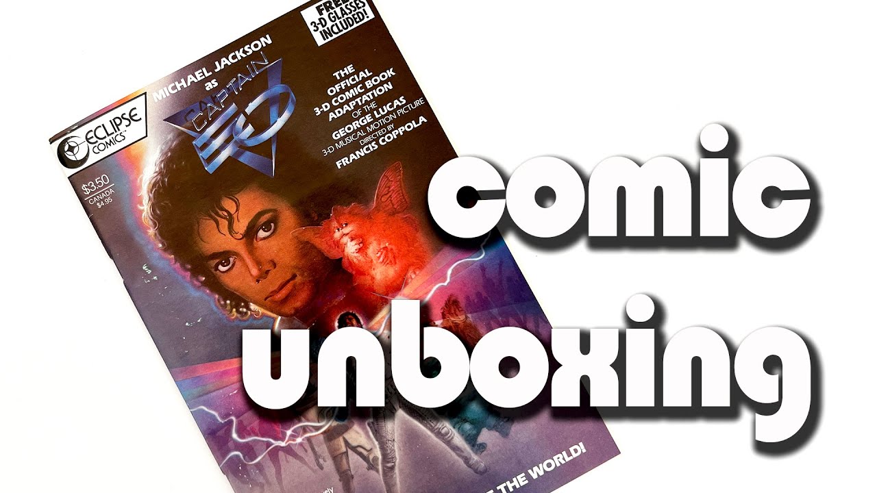Michael Jackson - Captain EO 1980s Comic Book Review and Unboxing from ...