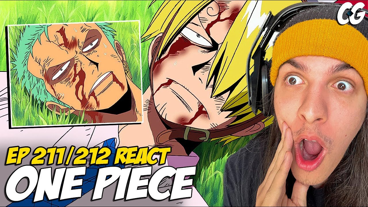 ZORO E SANJI TOMARAM UMA SURRA!!! DAVY BACK FIGHT ROUND 2 - React One ...