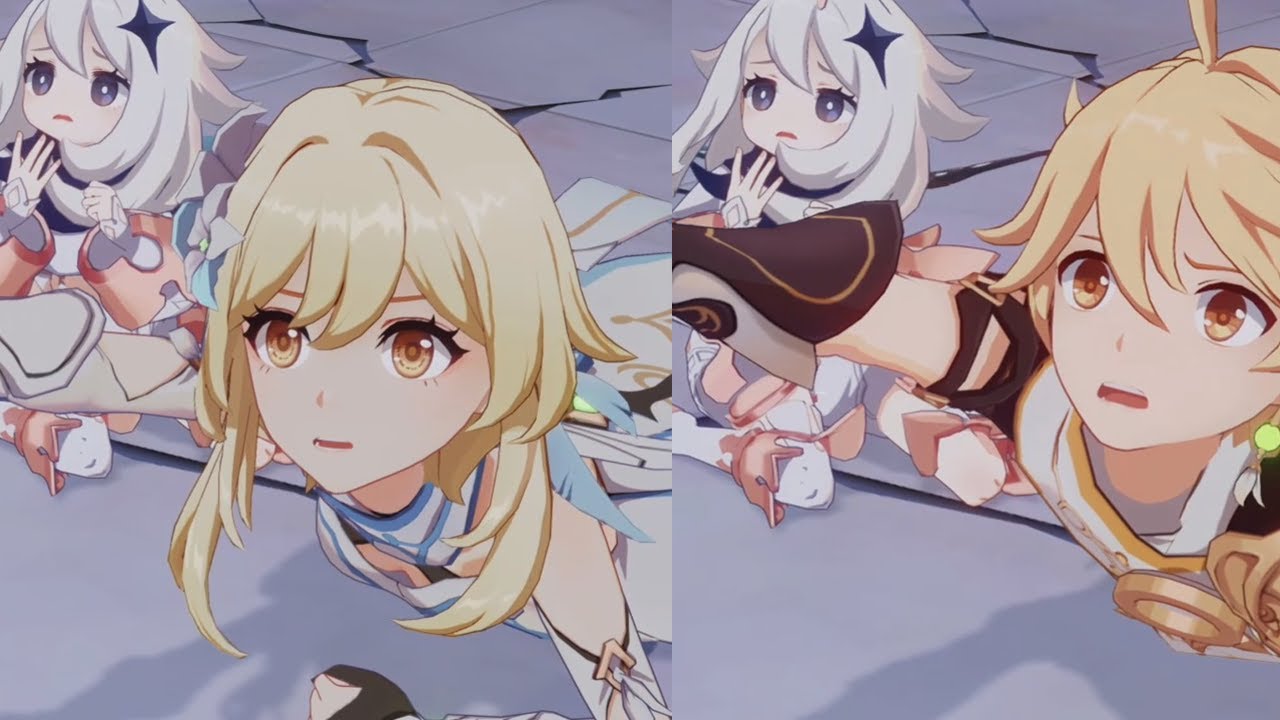 Aether and Lumine in Sumeru, side-by-side - YouTube