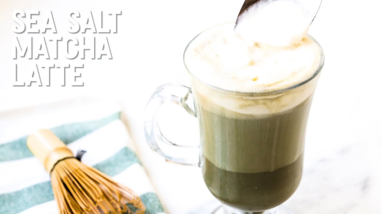 Sea Salt Matcha Latte - YouTube