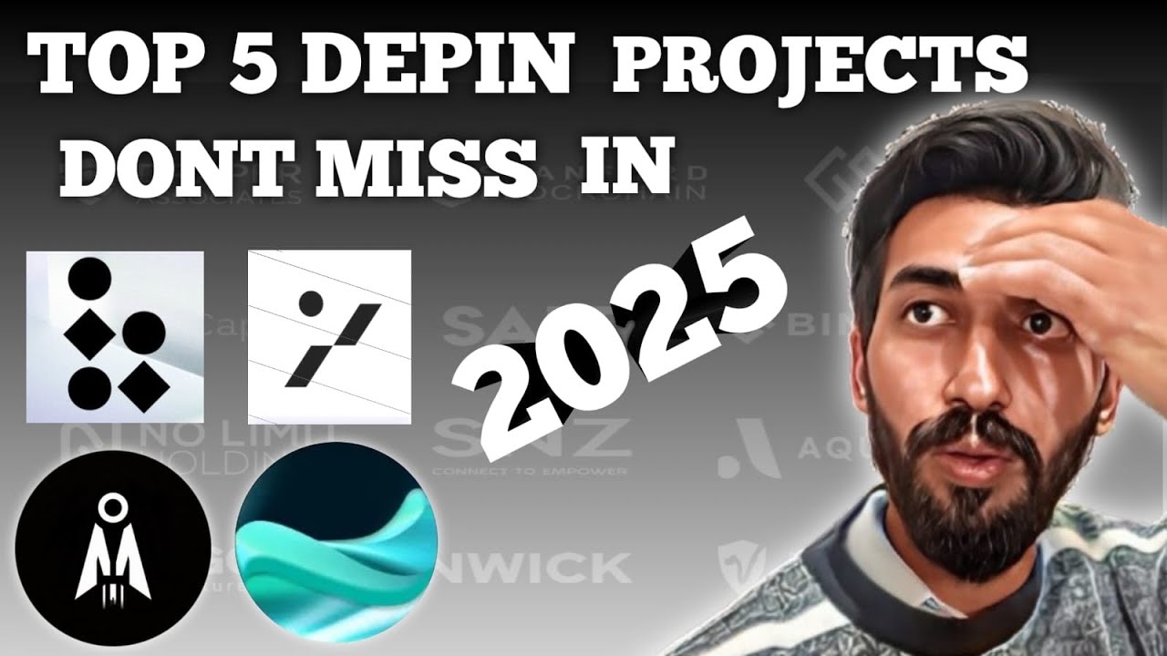 Top 5 Depin Projects 2025 | Extension node airdrop | Depin 2025 - YouTube