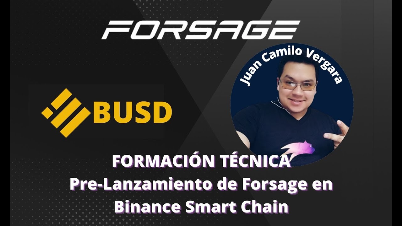 CAPACITACIÓN TECNICA PRELANZAMIENTO FORSAGE BINANCE (BUSD) - YouTube