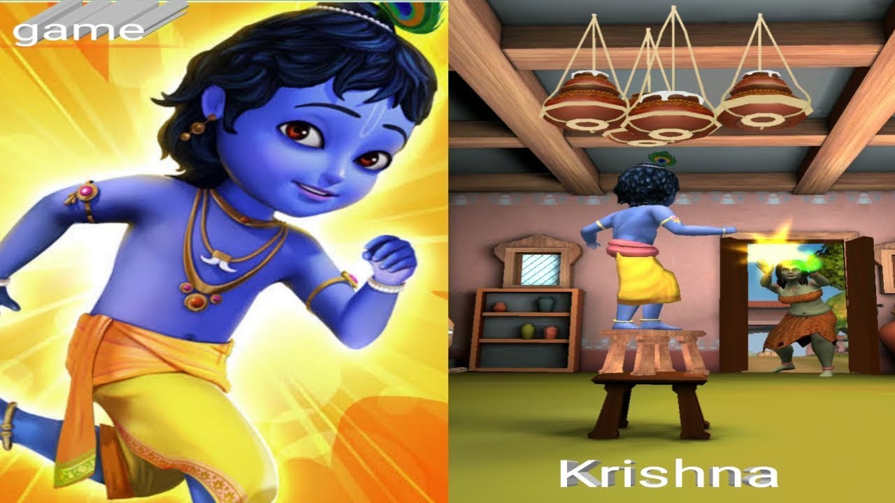 how to little krishna game //2019 best game - YouTube