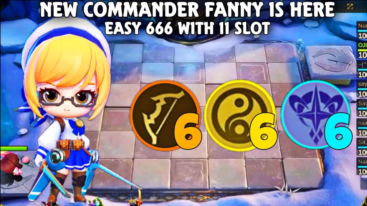 NEW COMMANDER FANNY SKILL 3 | EASY 666 COMBO WITH 11 SLOT | MLBB MAGIC ...
