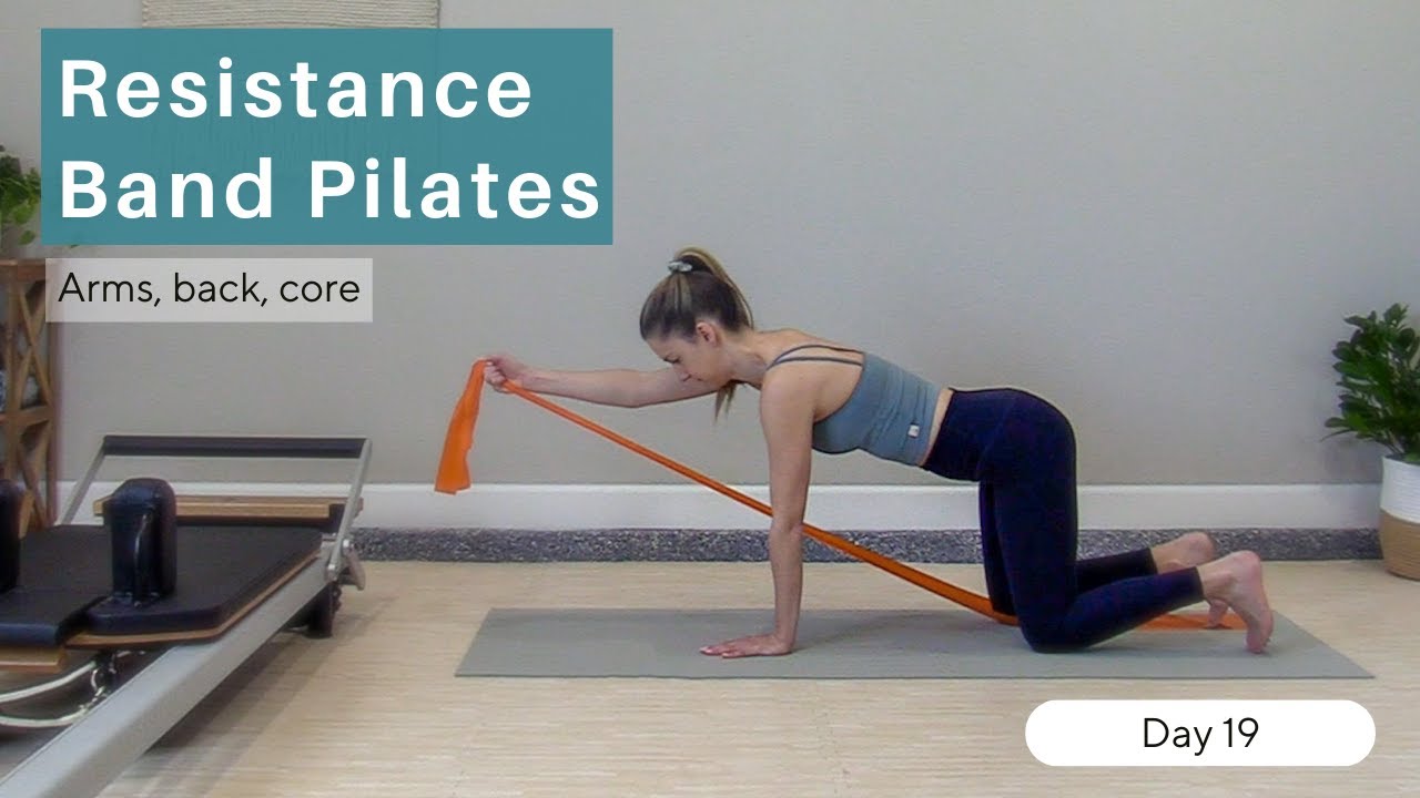 Day 19 │ Resistance Band │ Pilates Workout - YouTube