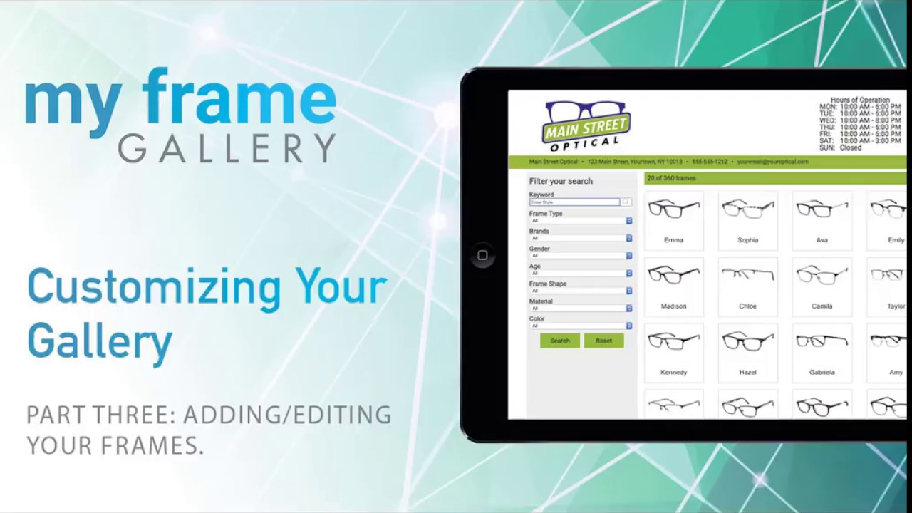 My Frame Gallery: Tutorial Part 3 - YouTube