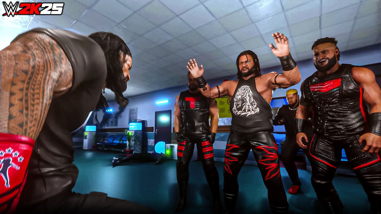 WWE 2K25: All Bloodline Showcase Cutscene! - YouTube