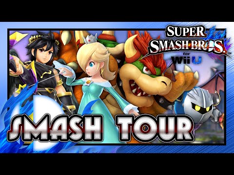 Super Smash Bros. Wii U - Smash Tour! (4 Player) 60 FPS - YouTube
