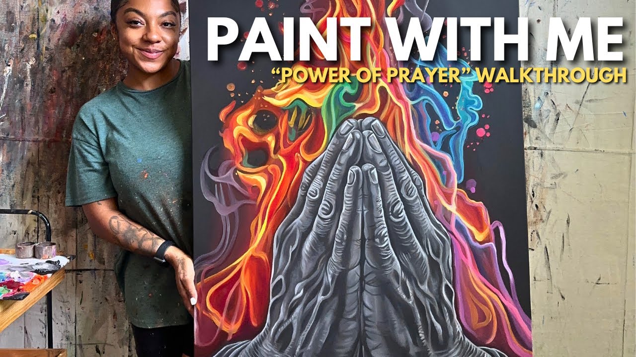 Paint With Me 🎨 "Power Of Prayer" Walkthrough🔥 - YouTube