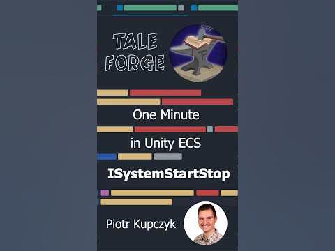 One Minute in Unity - ECS - ISystemStartStop #ecs #tutorials #unity #gamedev - YouTube
