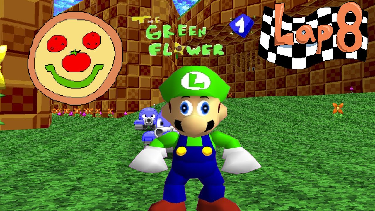 SRB2: GFZ Act 1 Lap 8 as Luigi - YouTube