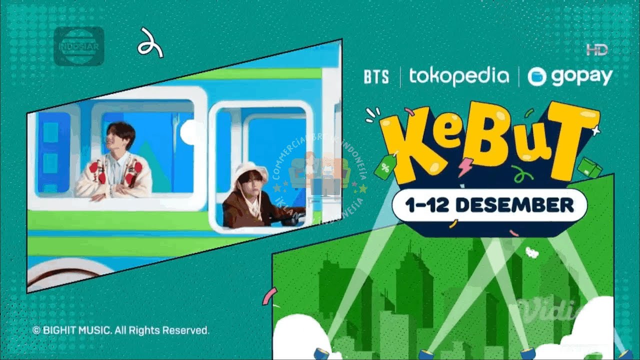 IKLAN BTS x TOKOPEDIA x GOPAY KEBUT 1-12 DESEMBER "Kejutan Belanja ...