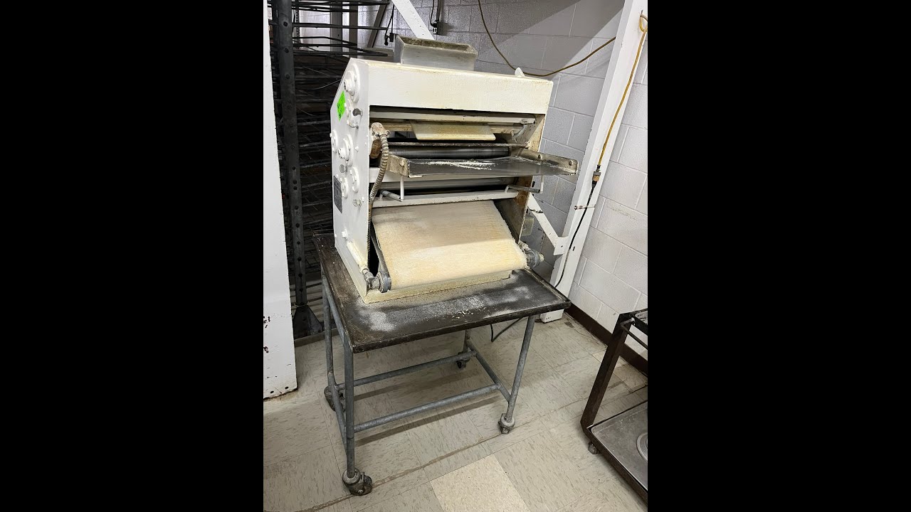 Lot 32: ACME Bench Dough Roller Model:11 - YouTube
