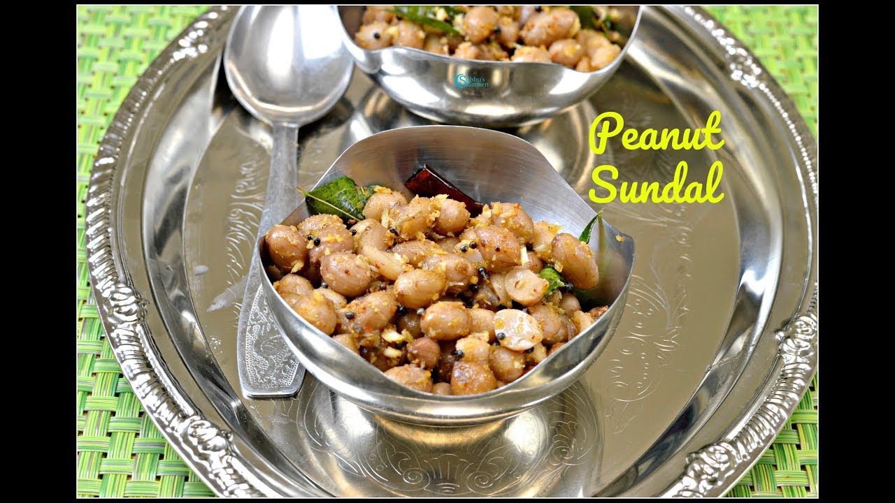 Peanut Sundal Recipe | Verkadalai Sundal | Navratri Sundal - YouTube