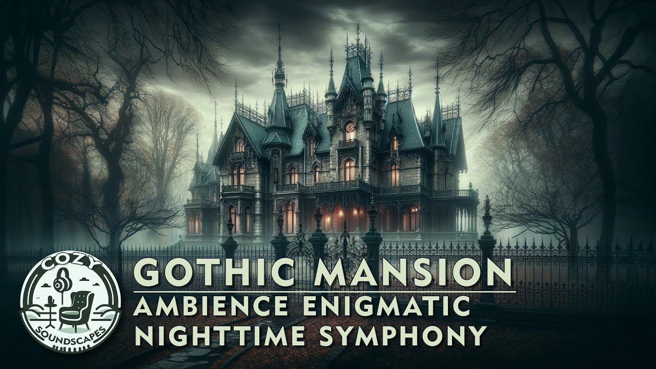 Gothic Mansion Nighttime Ambience - Enigmatic Symphony for Relaxation ...