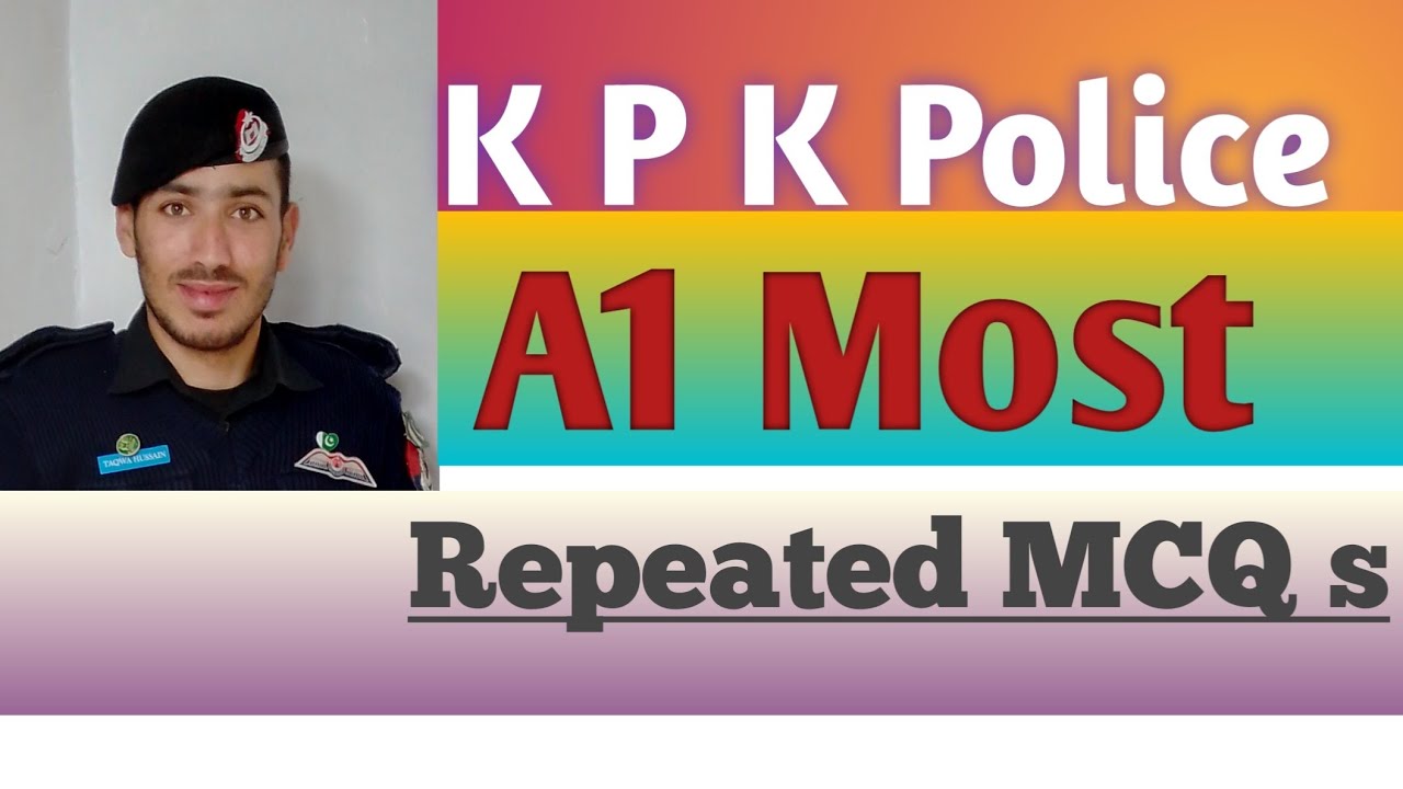 kpk police solved paper and most important and most repeated mcq ppc crpc. - YouTube