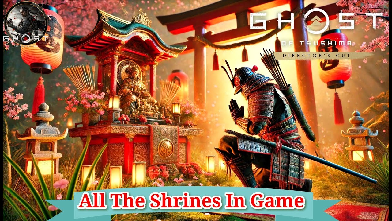All Shinto Shrine Locations in Ghost of Tsushima +DLC IKI Island (Quick ...