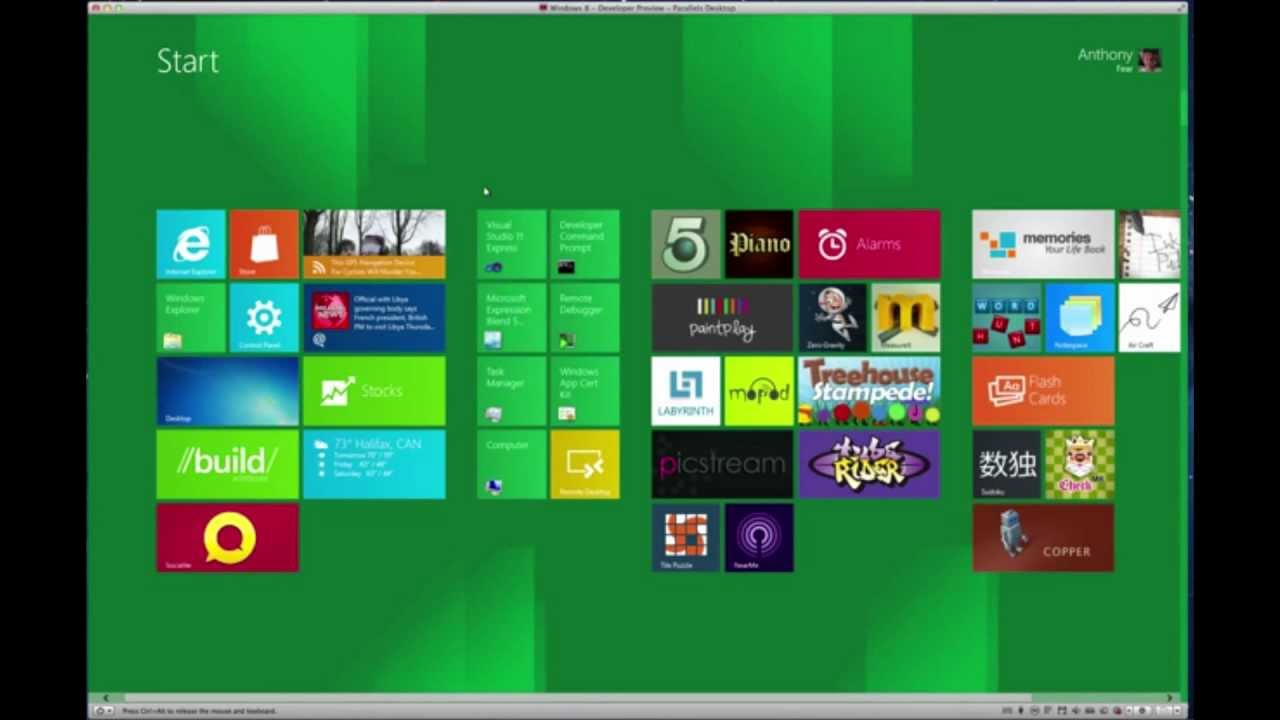 Windows 8 Developer Quick Preview - YouTube