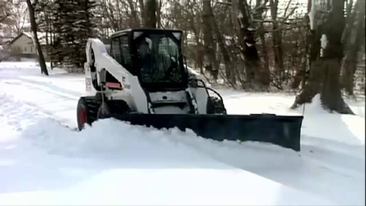 Bobcat Attachments | Snow Blade - YouTube