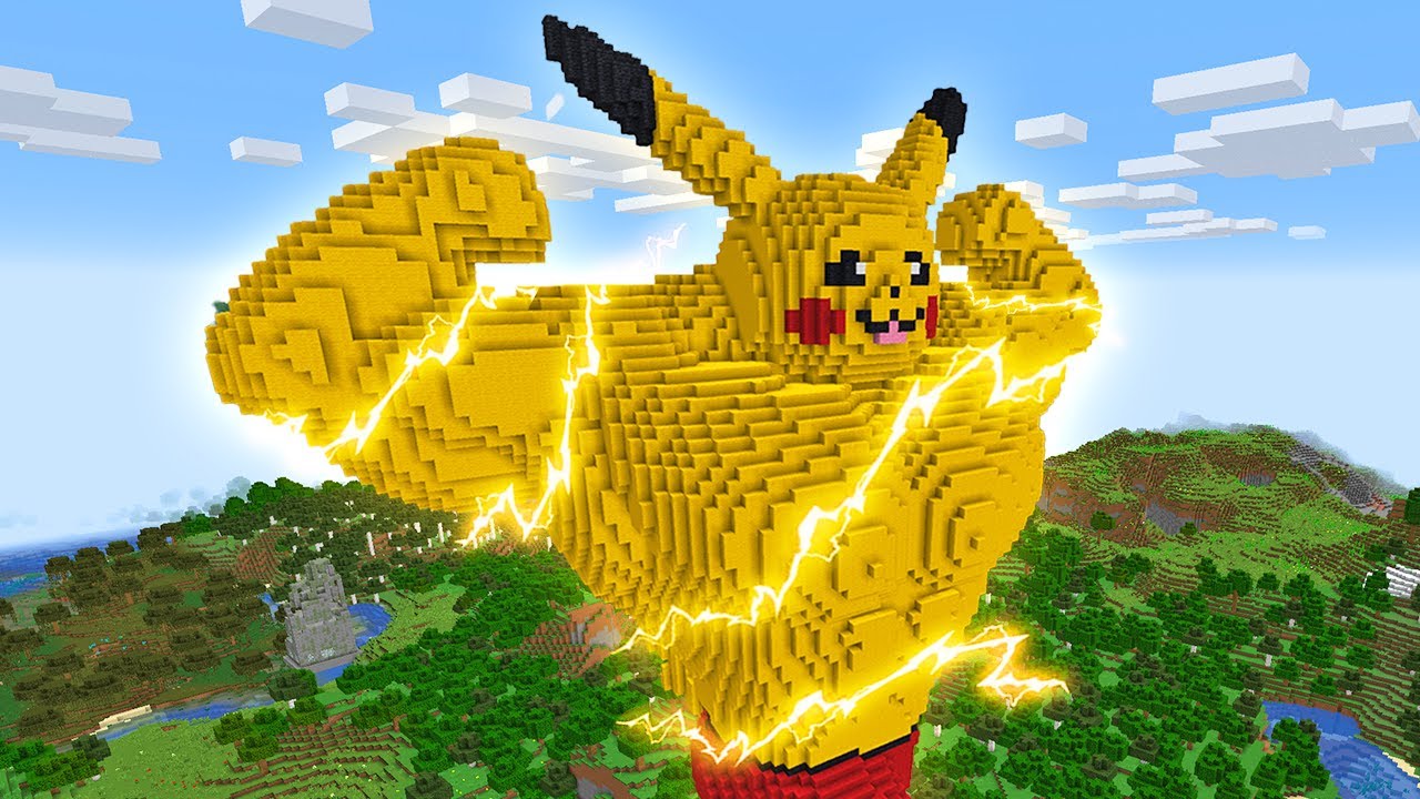 Minecraft PIKACHU GIGA | Pixelmon - YouTube
