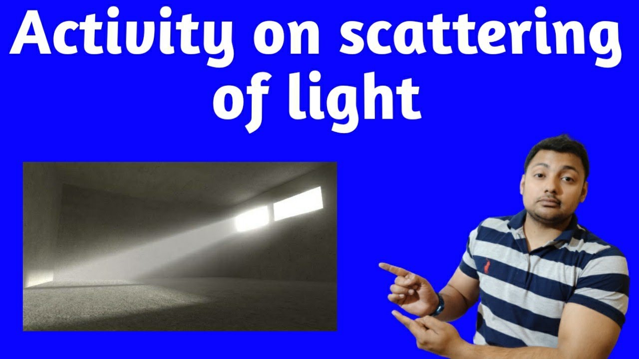 Activity on scattering of light || Scattering of light #scattering # ...
