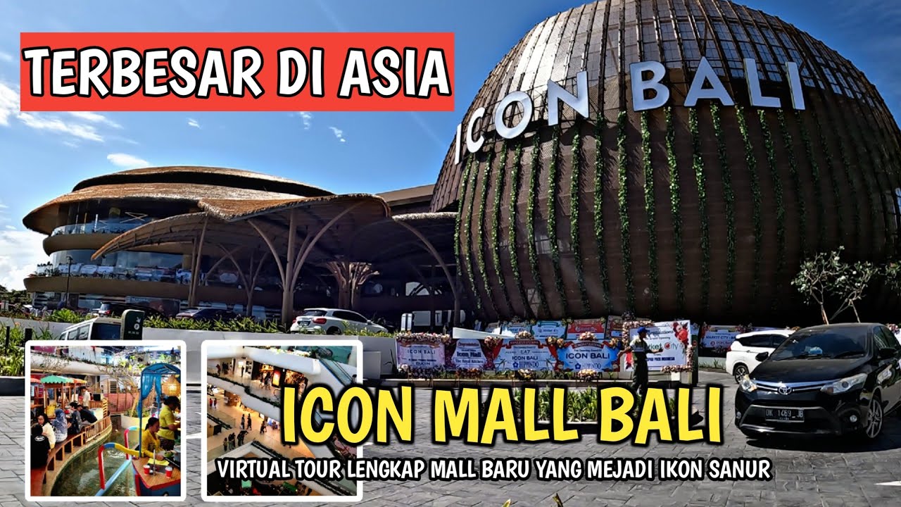 TOUR LENGKAP MALL TERBESAR DI ASIA TENGGARA ! ICON MALL SANUR BALI ...
