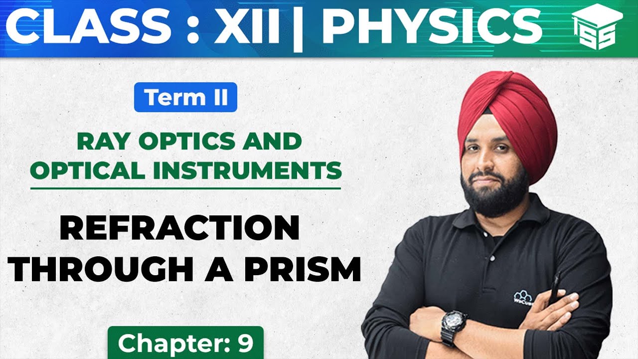Class 12 Physics | Chapter - 9 Ray Optics - REFRACTION THROUGH A PRISM ...
