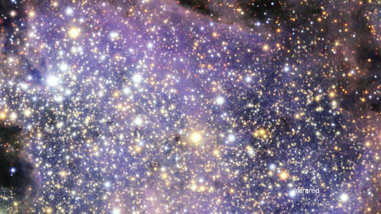 Lobster Nebula Reveals Hidden Secrets in Infrared Light | ESO Space ...