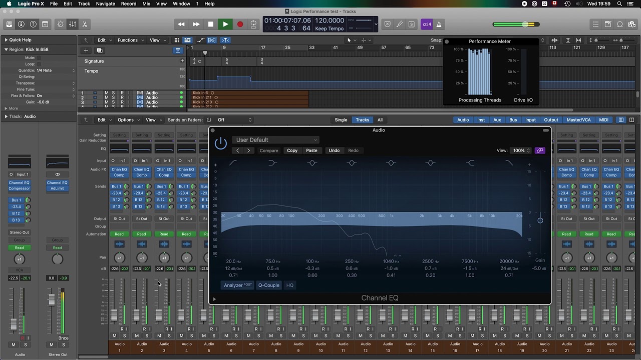Logic Pro 10.5 CPU performance - YouTube