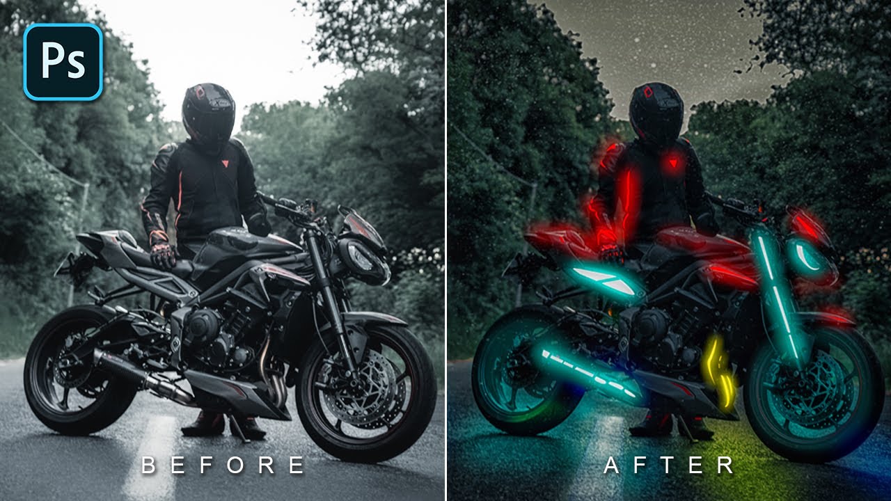 Glow Effect - Photoshop Tutorial | Glowing Effect - YouTube