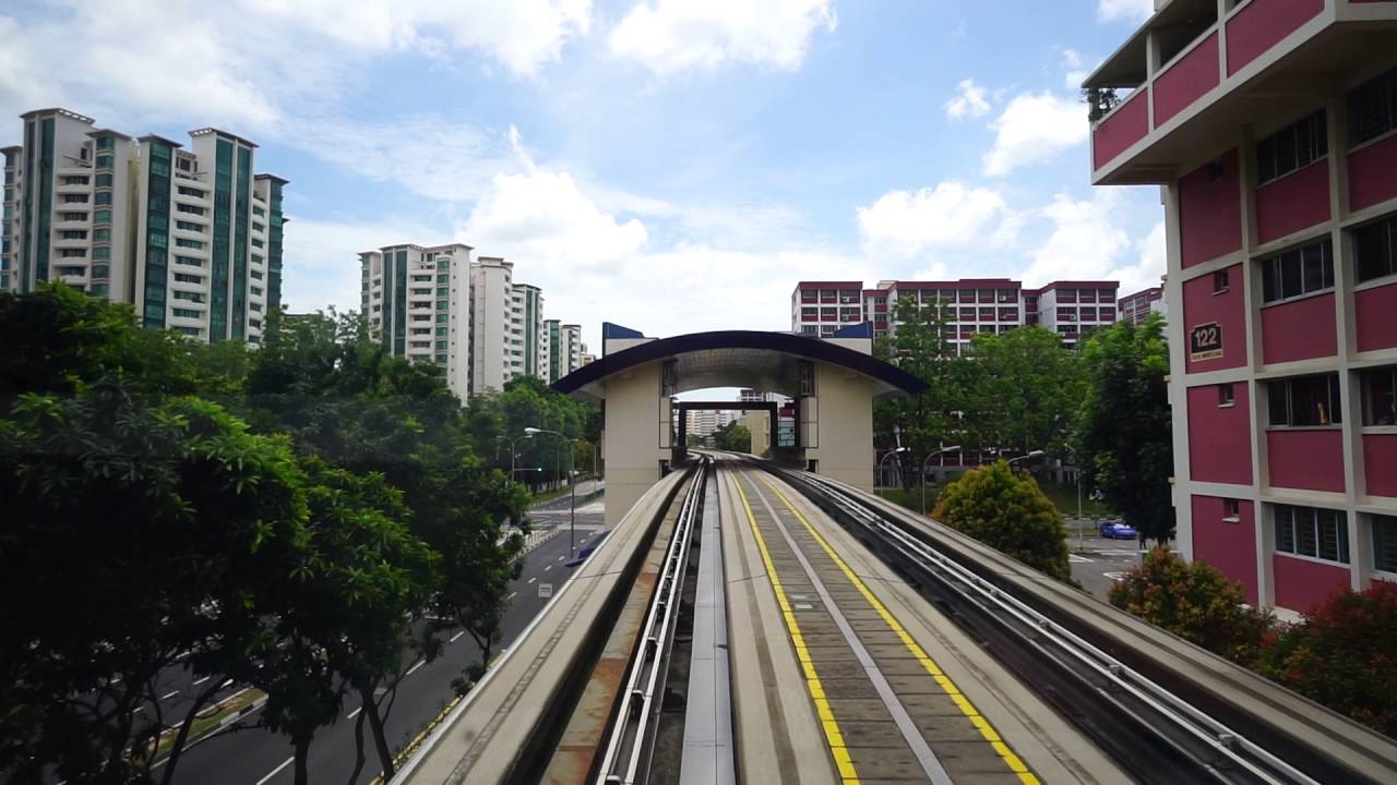 Singapore, LRT ride from Senja to Chua Chu Kang - YouTube