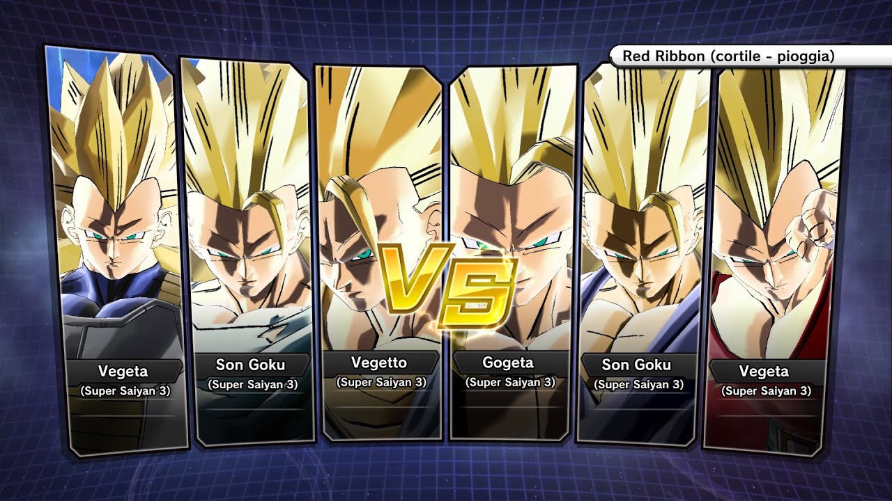XV2 (PC): Vegetto SSJ3/Goku SSJ3/Vegeta SSJ3 vs Gogeta DBS SSJ3/Goku ...