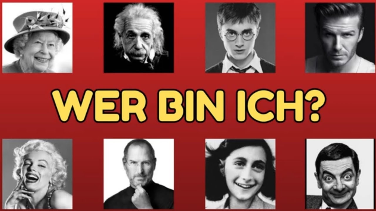 Berühmte Persönlichkeiten 🌟📸 Quiz 👀🤔📚 - YouTube