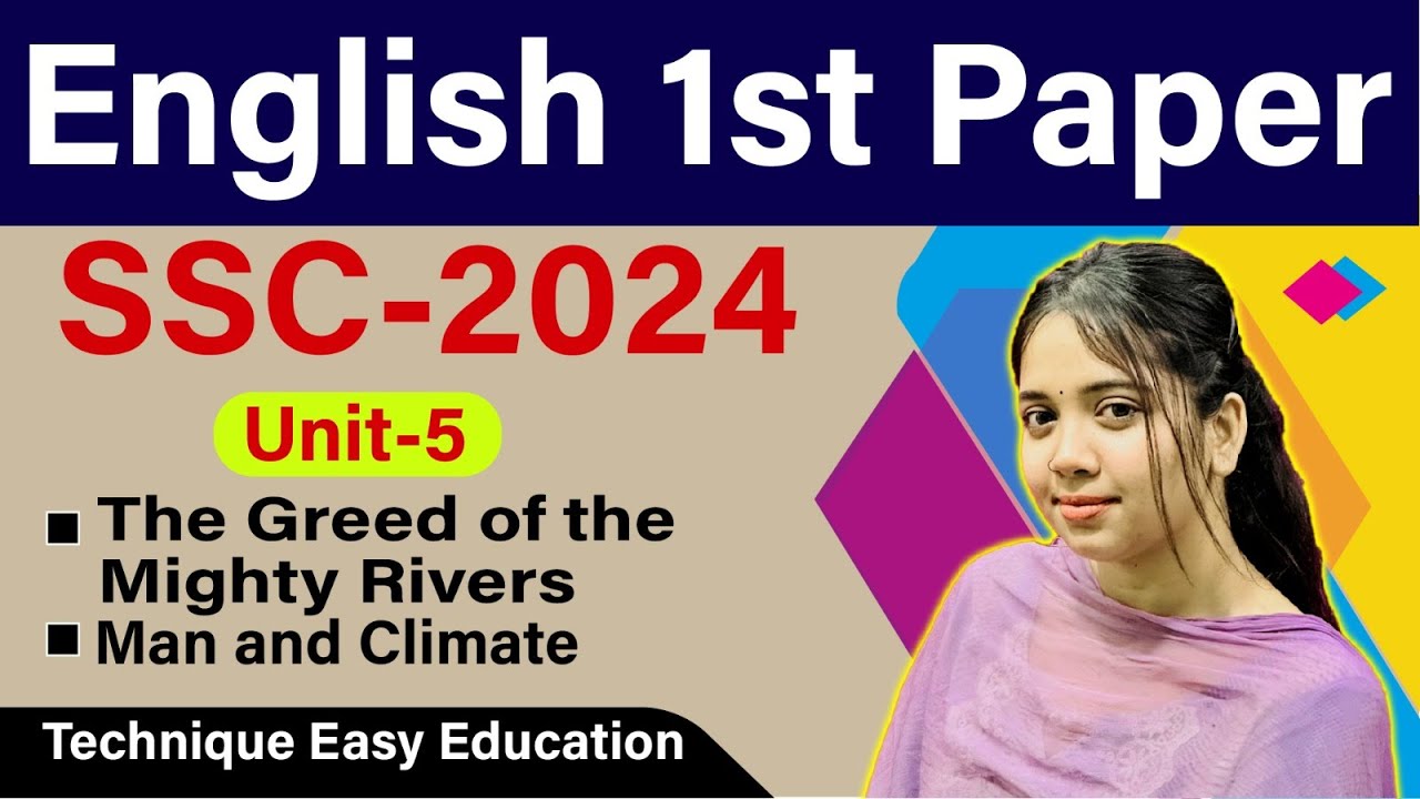 Pretest Exam Preparation । SSC 24 I English 1st paper I Unit 5 I Nature ...