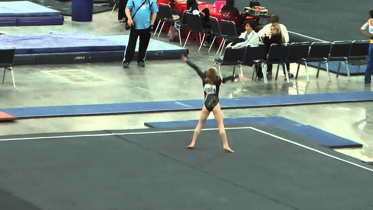 Lauren Farley - WOGA - Floor - 2013 HNI - YouTube