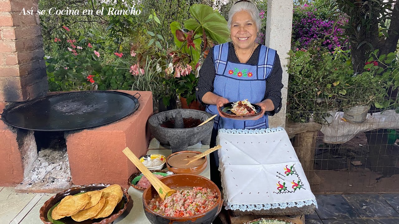 Tostadas de Carne Apache Estilo Michoacán Así se Cocina en el Rancho ...