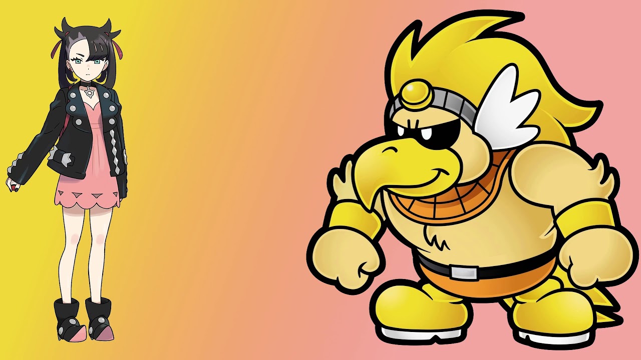Mario/Pokemon Mix: Rawk Hawk Vs. Marnie - YouTube