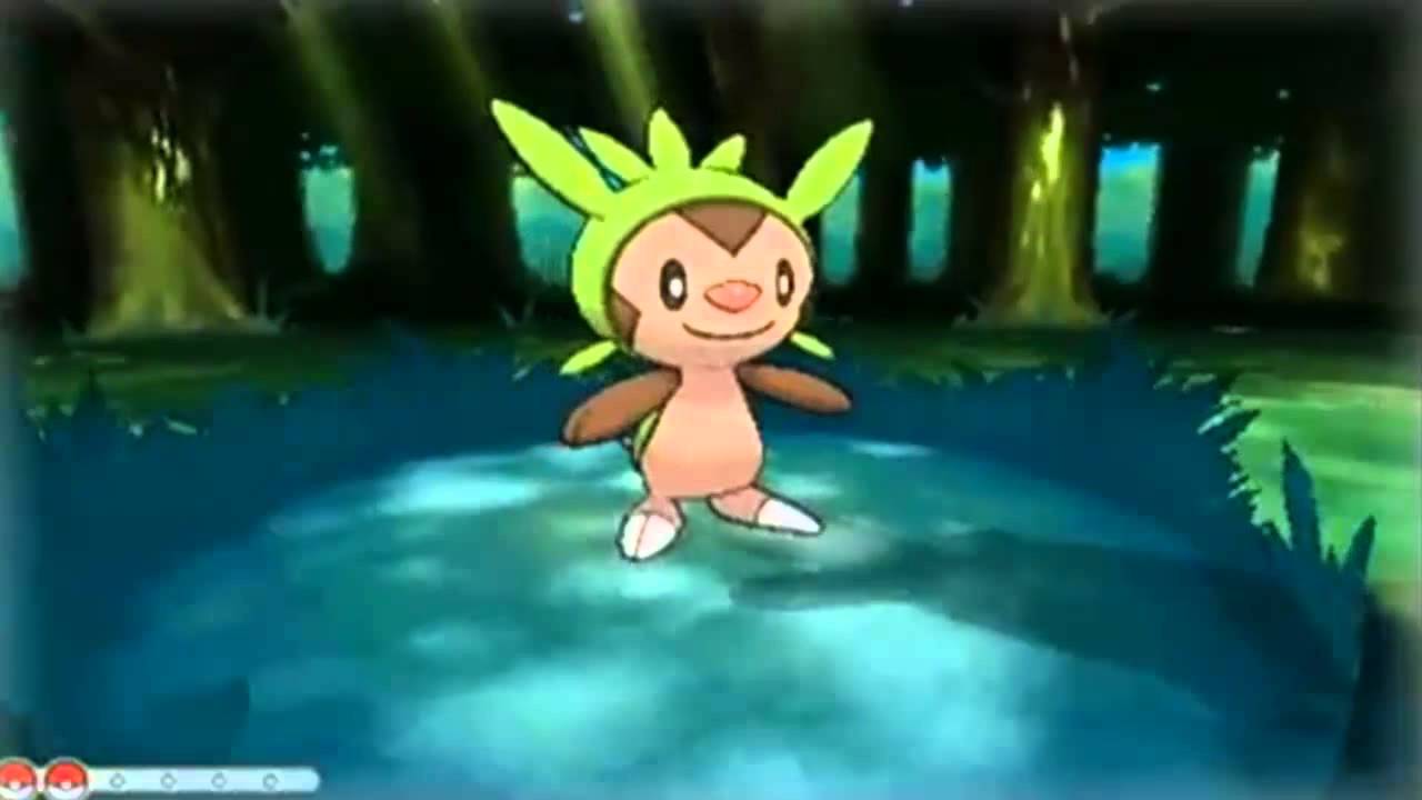 Chespin Battling in Pokémon X and Y! [HD] - YouTube